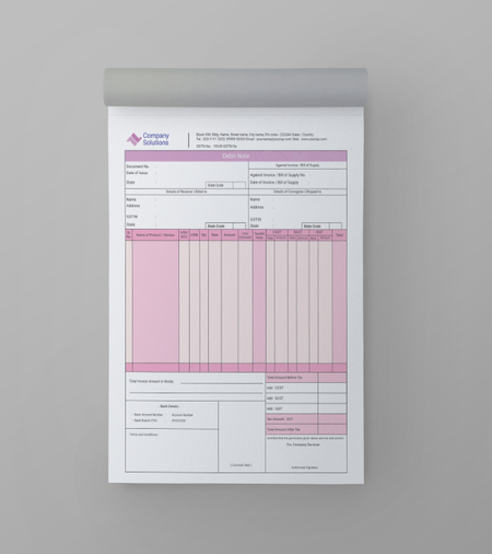 Customizable A4 Bill books Design Templates Online From Flexiprint