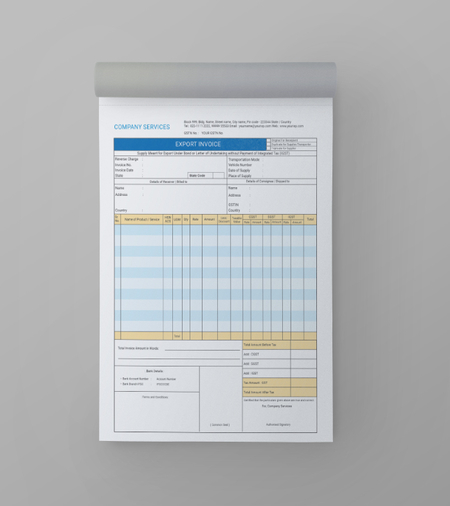 Customizable A4 Bill books Design Templates Online From Flexiprint