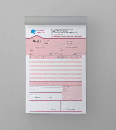 Customizable A4 Bill books Design Templates Online From Flexiprint