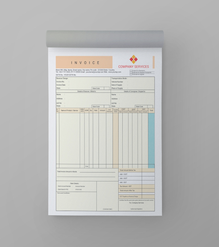 Customizable A4 Bill books Design Templates Online From Flexiprint
